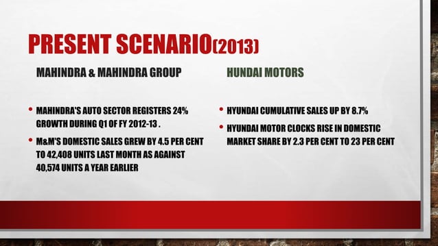 Mahindra Cars ppt | PPTX