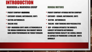 Mahindra Cars ppt | PPTX