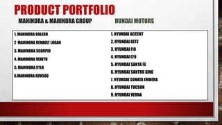 Mahindra Cars ppt | PPTX