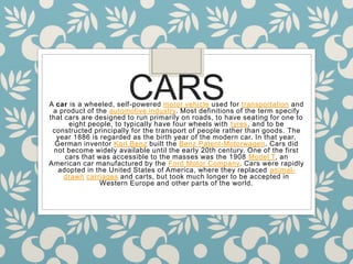 Cars | PPT