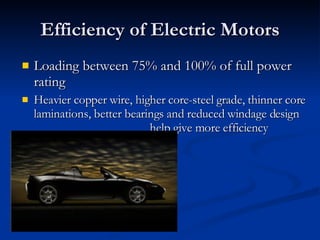 electric vs fuel injector cars | PPT