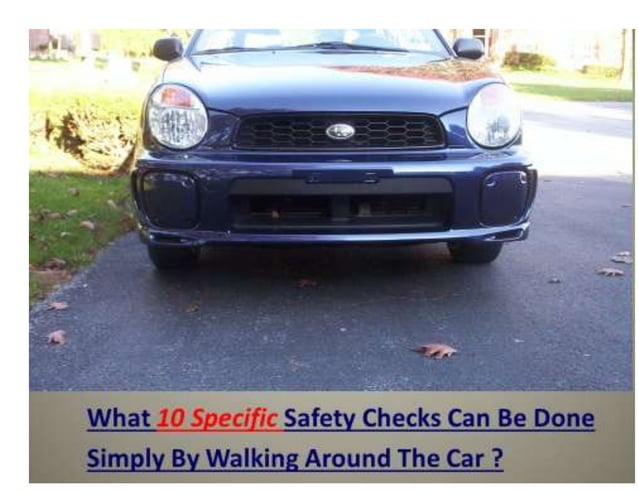 Car safety check check 1 | DOCX