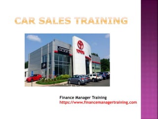 Car sales training | PPTX