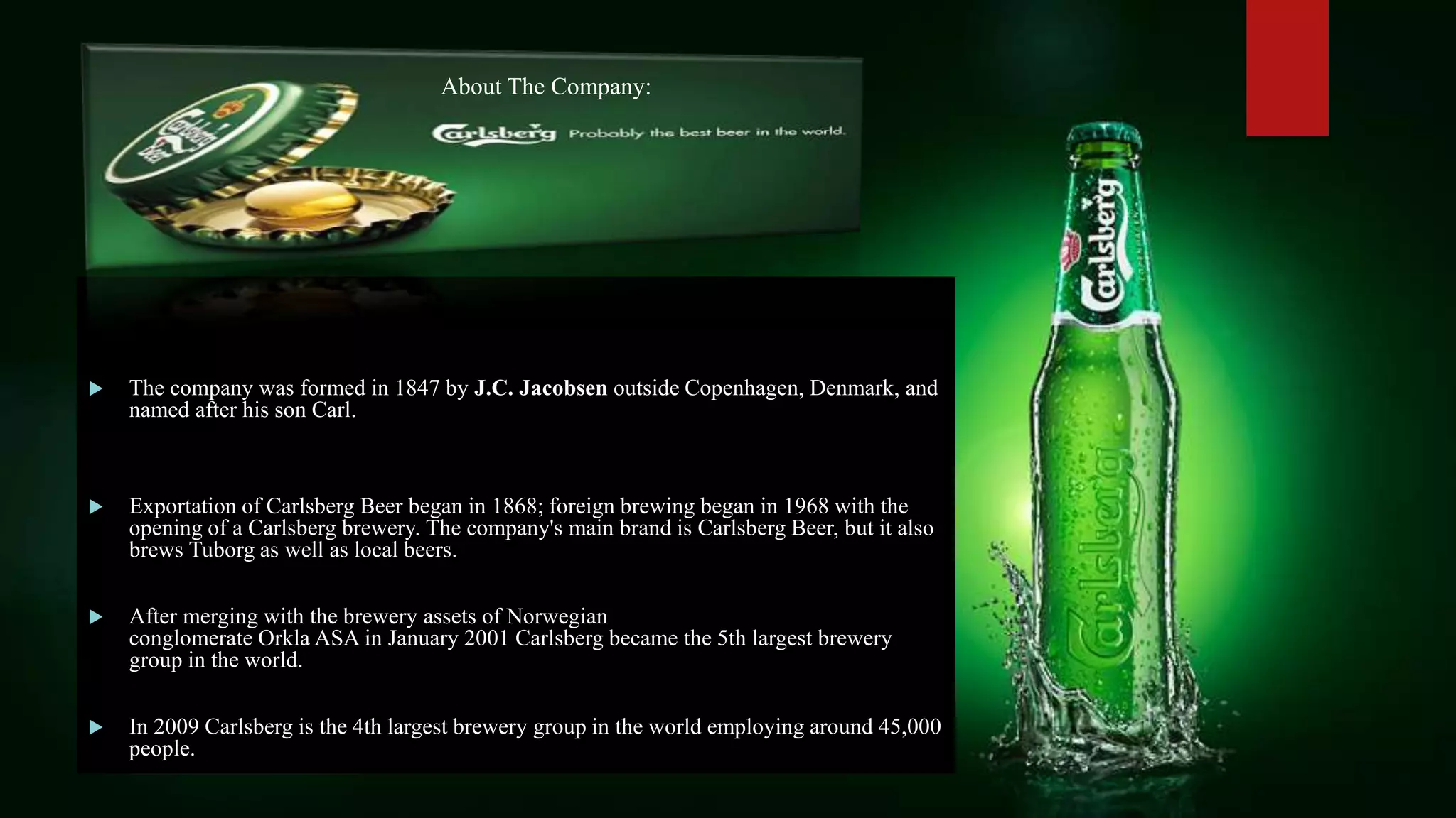 Carlsberg Company Overview | PPTX