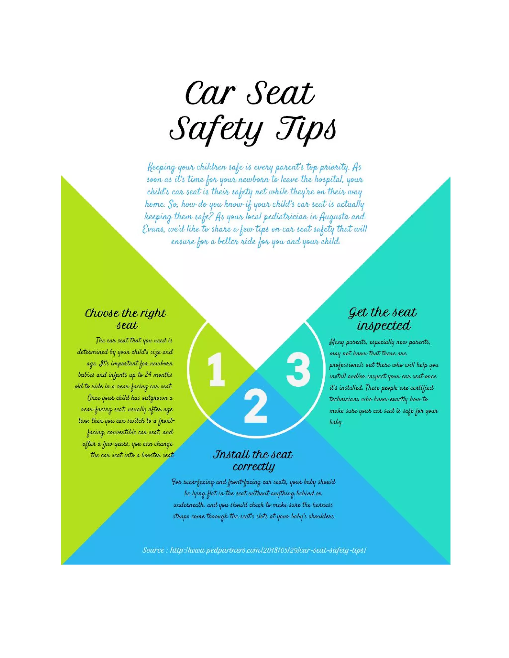 Car seat safety tips | PDF