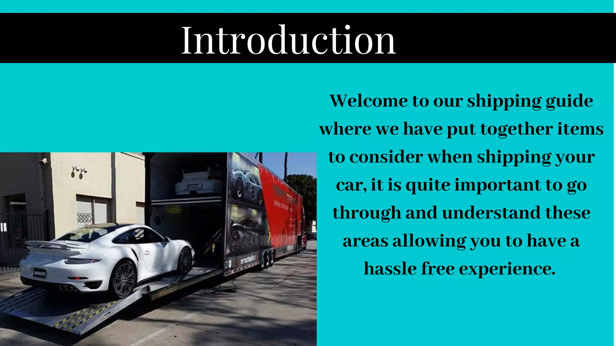 Car Shipment Guide | Simba Shipping | PPT