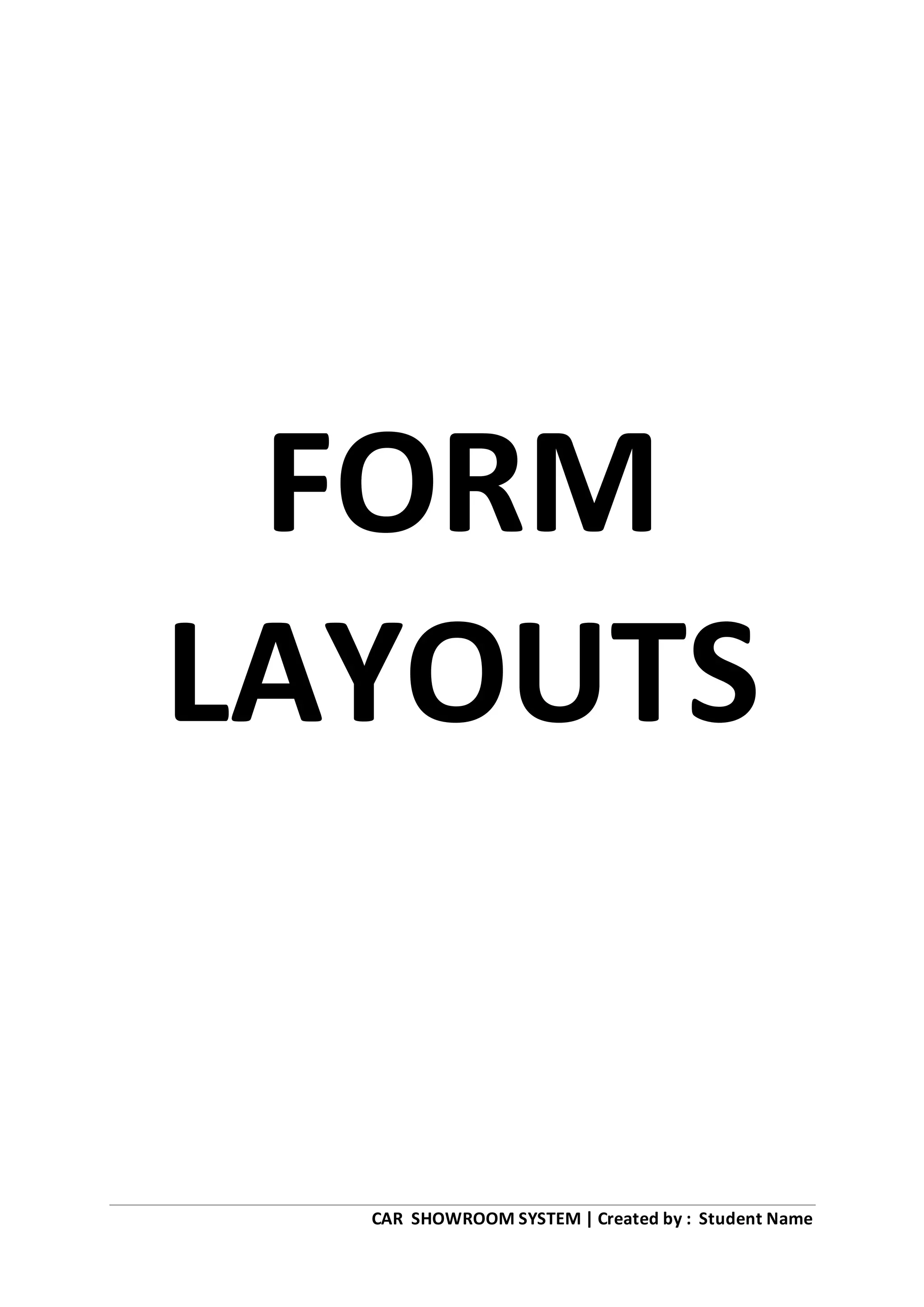 CAR SHOWROOM SYSTEM | DOCX