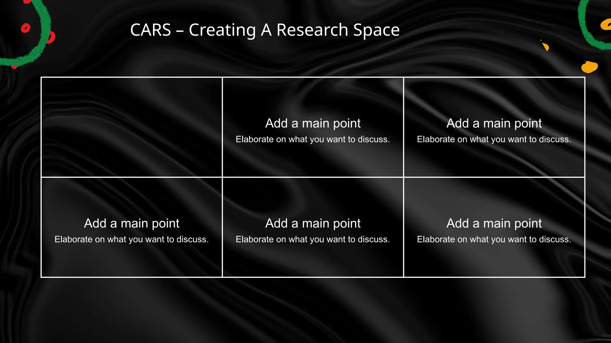 CARS MODEL IN PREPARING INTRO OF RESEARCH | PPTX