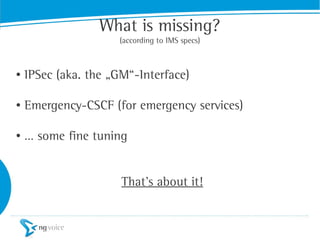 Kamailio & IMS | PDF