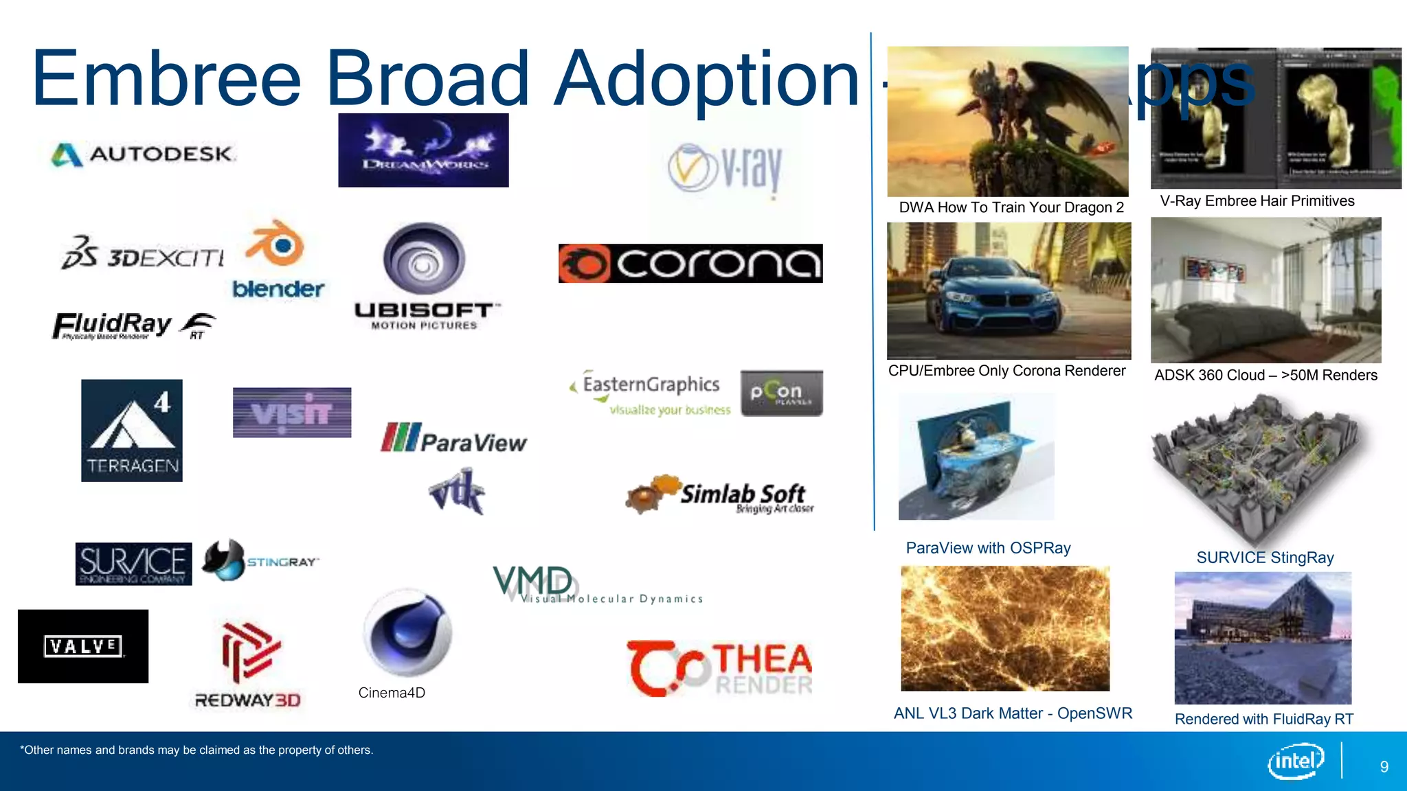 Embree Ray Tracing Kernels | Overview and New Features | SIGGRAPH 2018 Tech Session | PPT