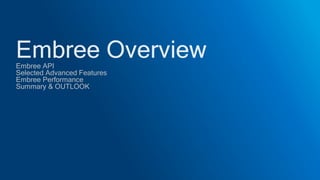 Embree Ray Tracing Kernels | Overview and New Features | SIGGRAPH 2018 Tech Session | PPT