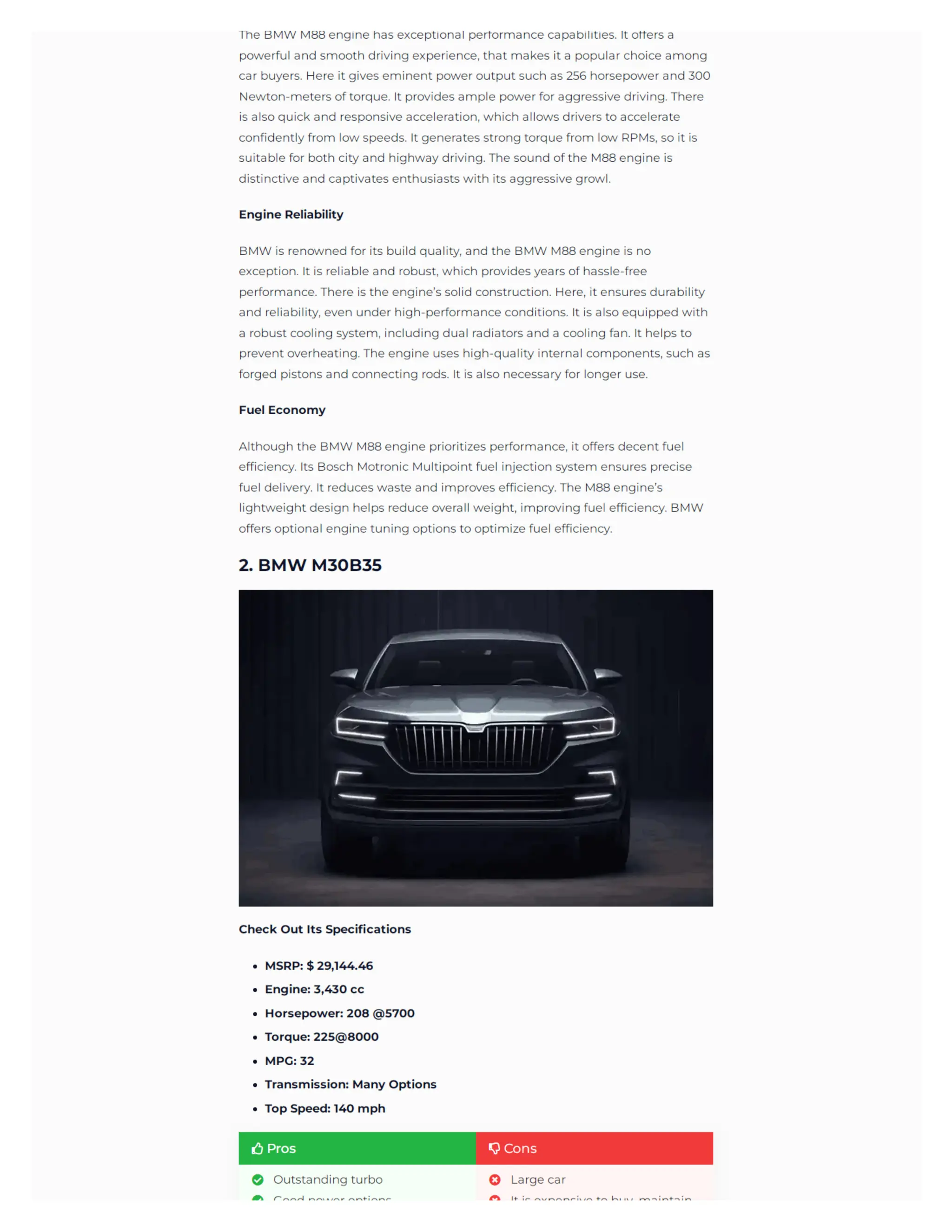 Exploring the Power and Elegance of Cars with Inline 6 Engines | PDF