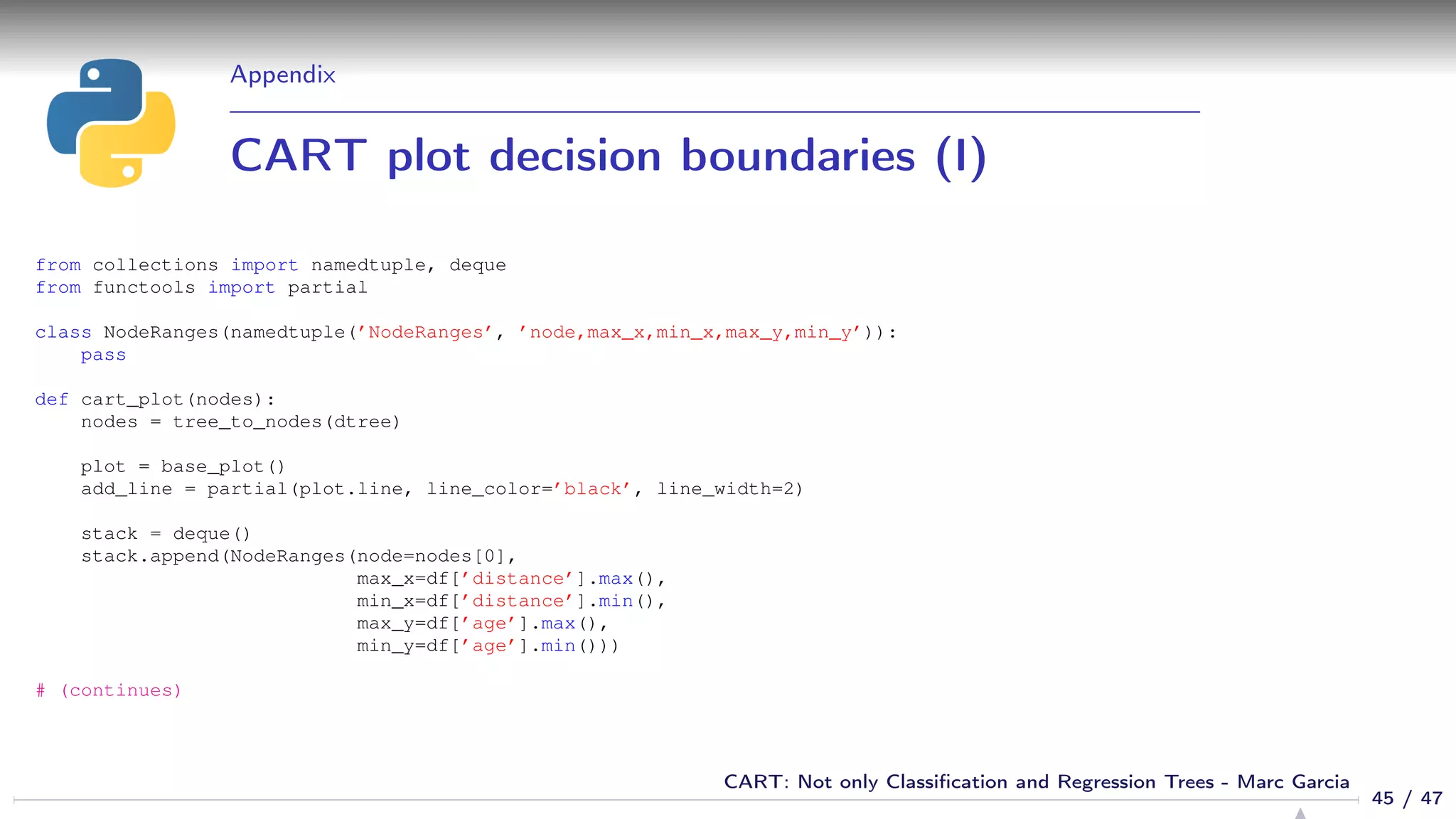 CART: Not only Classification and Regression Trees | PPT