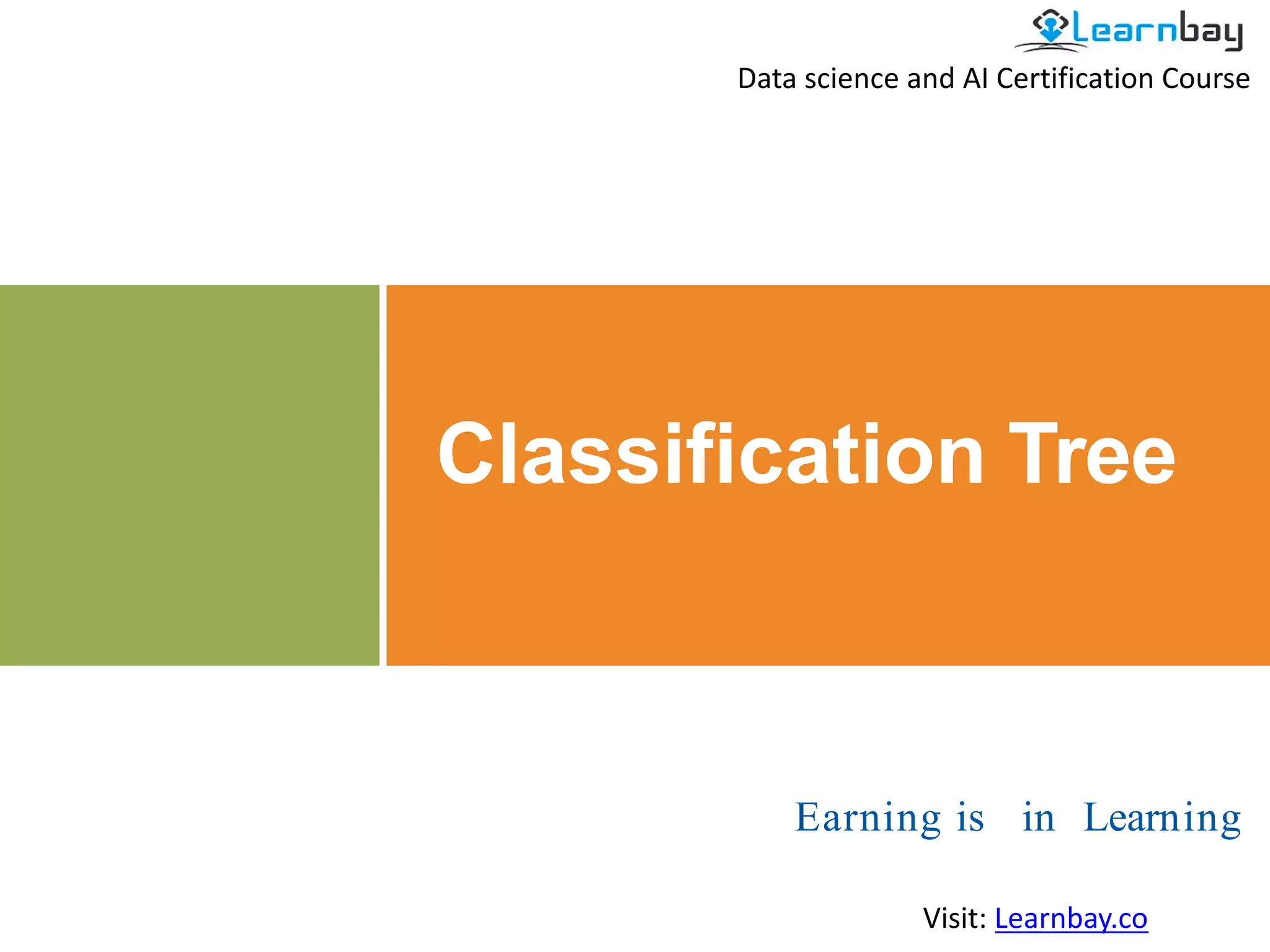 Classification Tree - Cart | PPT