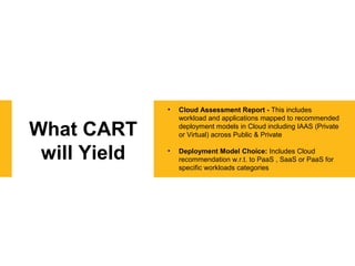 Cloud Assessment and Readiness Tool (CART) | PPT