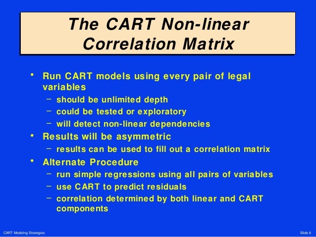 CART Classification and Regression Trees Experienced User Guide