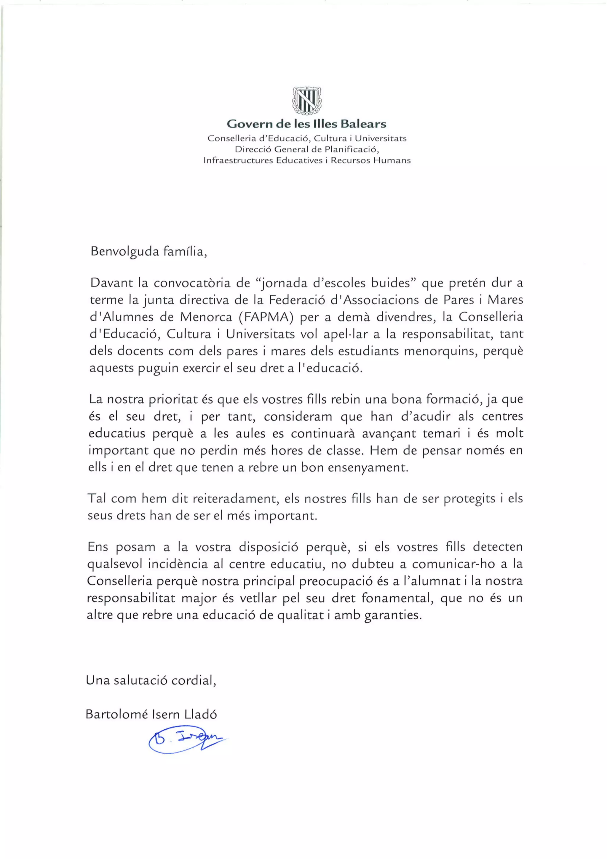 Carta familias-carta-families | PDF