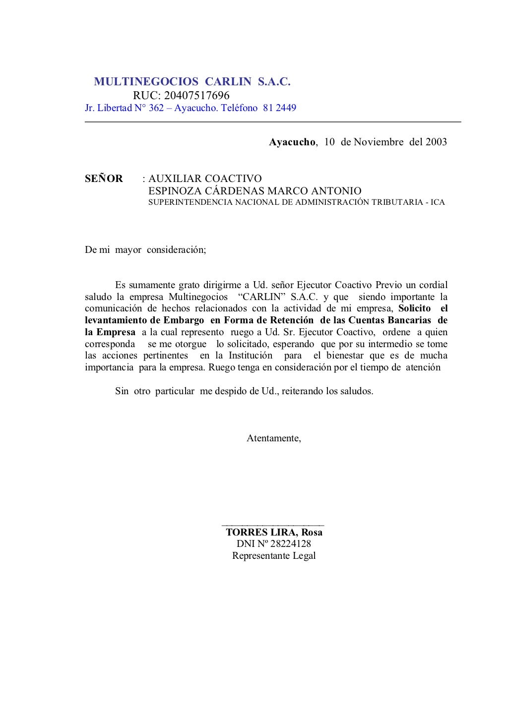 Calameo Modelo Carta Sunat Images