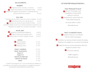 Menù alla carta | PDF