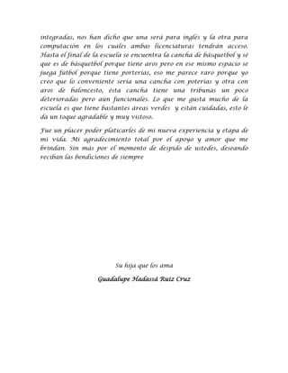 Carta a mis padres | DOCX