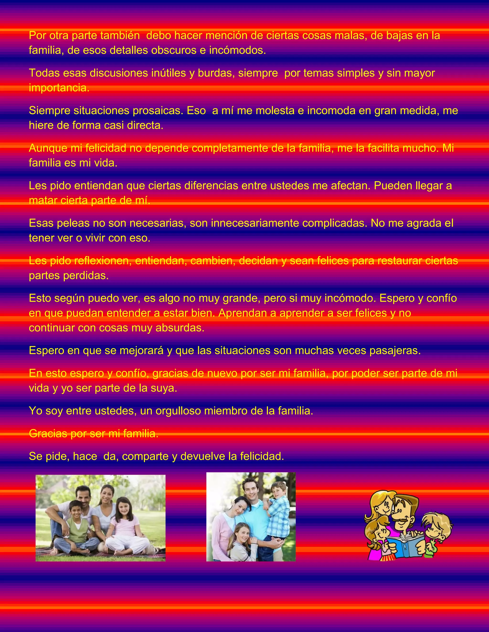 Carta a mis padres | PDF