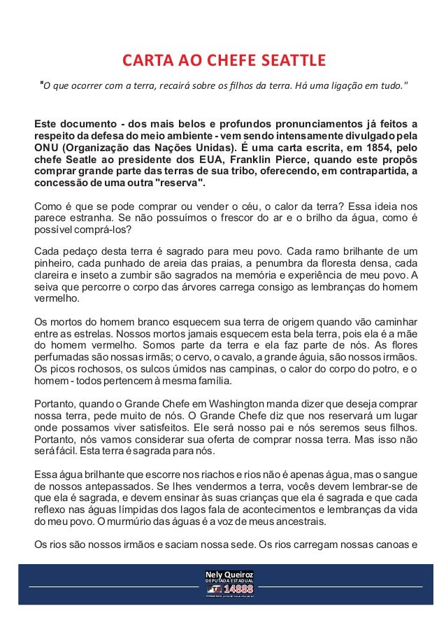 Carta ao Chefe Seattle