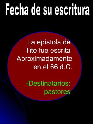 Carta a tito | PPT
