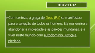 CARTA A TITO, CAPÍTULO 2 | PPTX