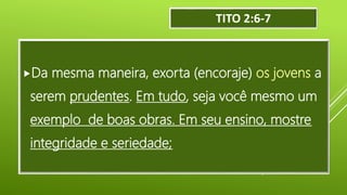 CARTA A TITO, CAPÍTULO 2 | PPTX