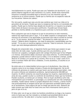 Carta a una mujer alcoholica | PDF