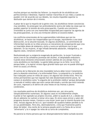 Carta a una mujer alcoholica | PDF