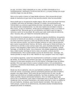 Carta a una mujer alcoholica | PDF