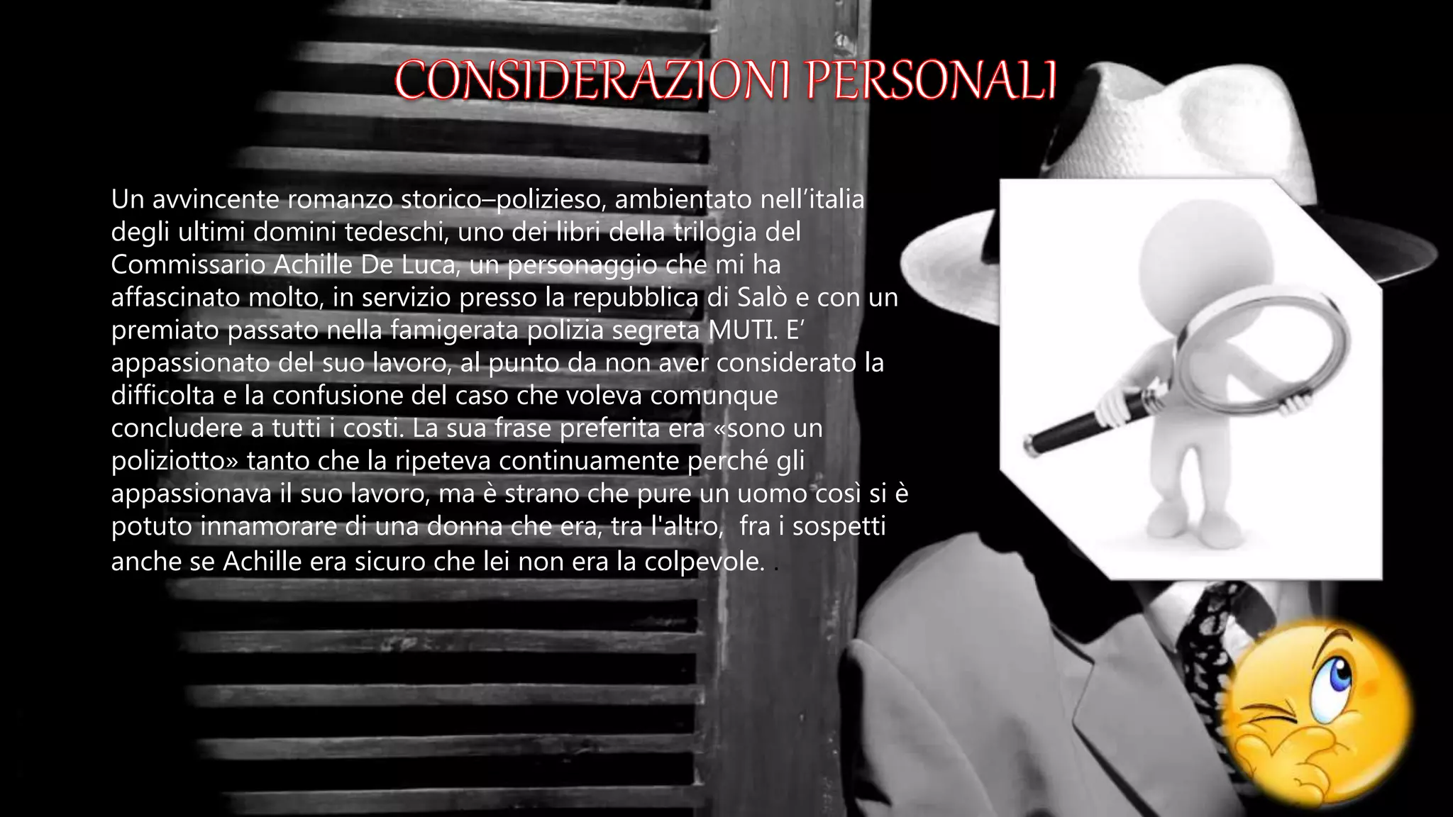 Carta Bianca - Carlo Lucarelli | PPTX