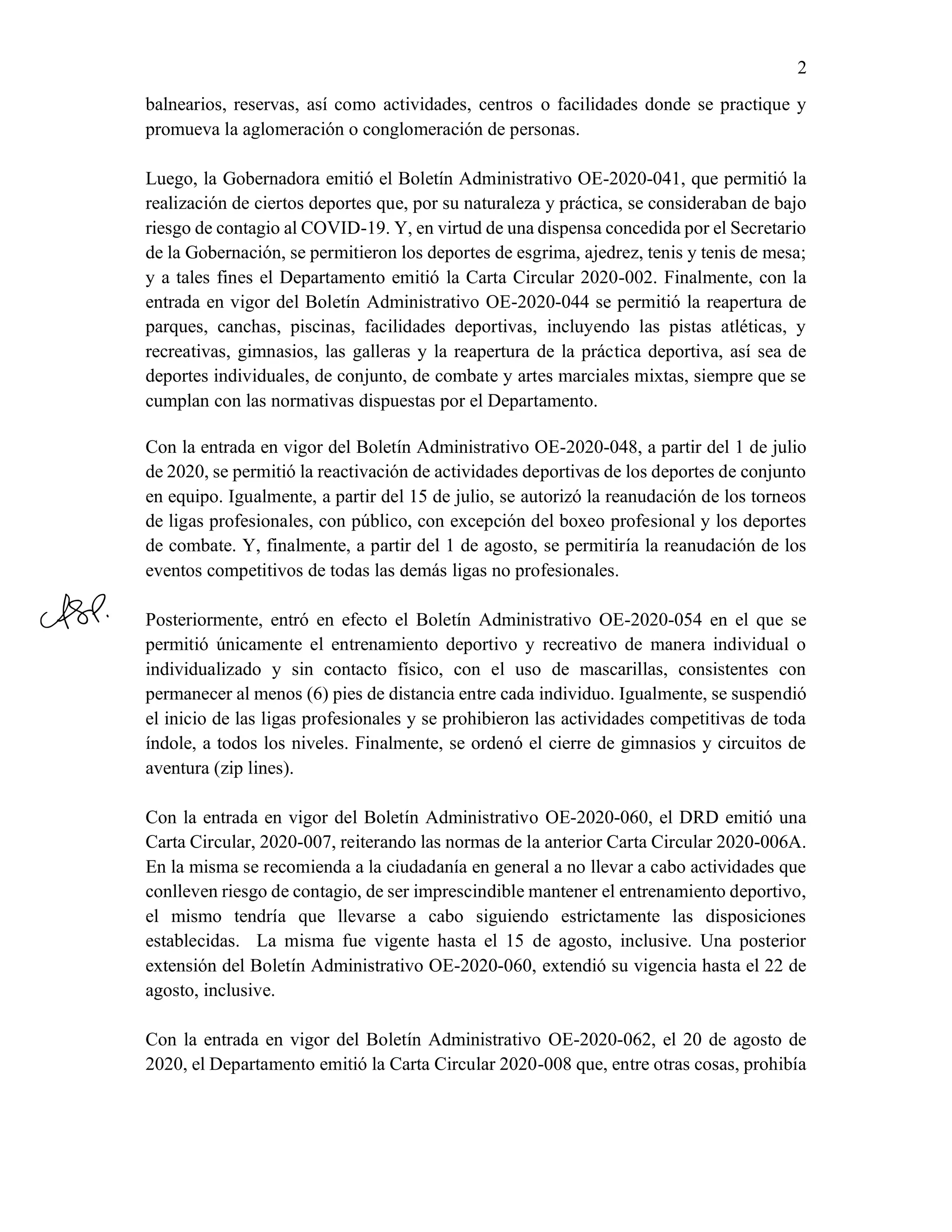 CARTA CIRCULAR 2020-009 APLICABILIDAD Y NORMATIVAS PARA LA REALIZACIÓN ...