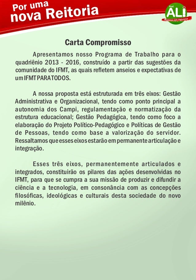 Carta Compromisso