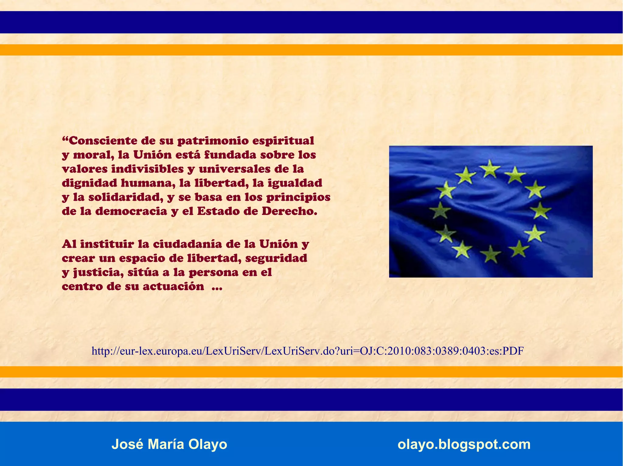 Carta de los derechos fundamentales de la unión europea. | PDF
