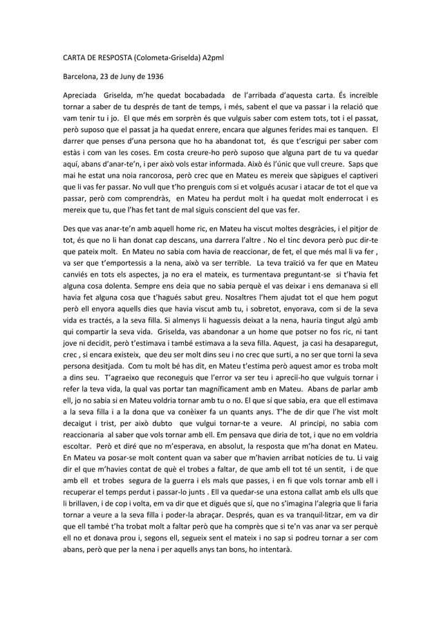 Carta de resposta. | DOCX