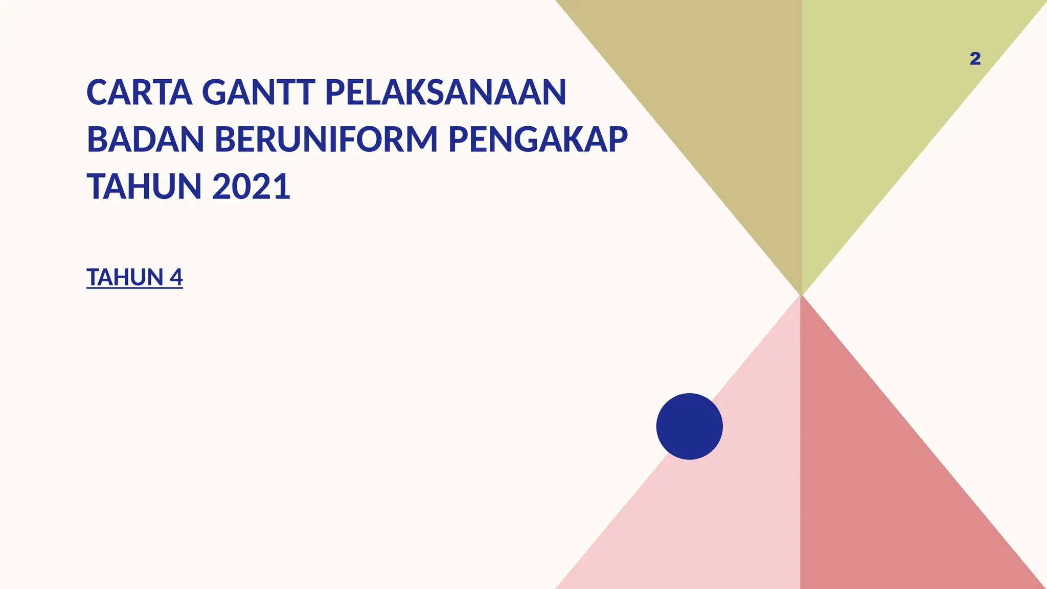 CARTA GANTT PELAKSANAAN BADAN BERUNIFORM PENGAKAP TAHUN 2021.pptx