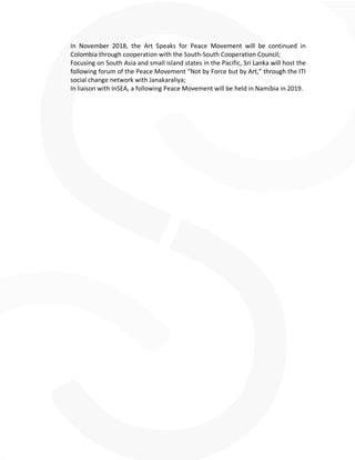Cartagena declaration on art as a tool for peace and afro Caribbean ...