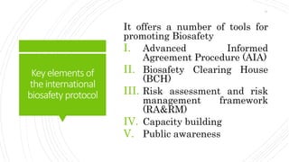 Cartagena Protocol on Biosafety to the Convention on Biological ...