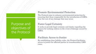 Cartagena Protocol on Biosafety to the Convention on Biological ...