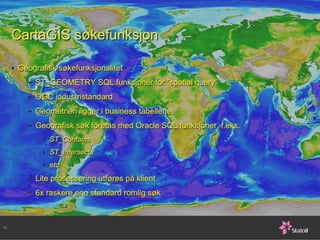 BK2011 Statoil - CartaGIS, En utvidelse av ArcGIS | PPT