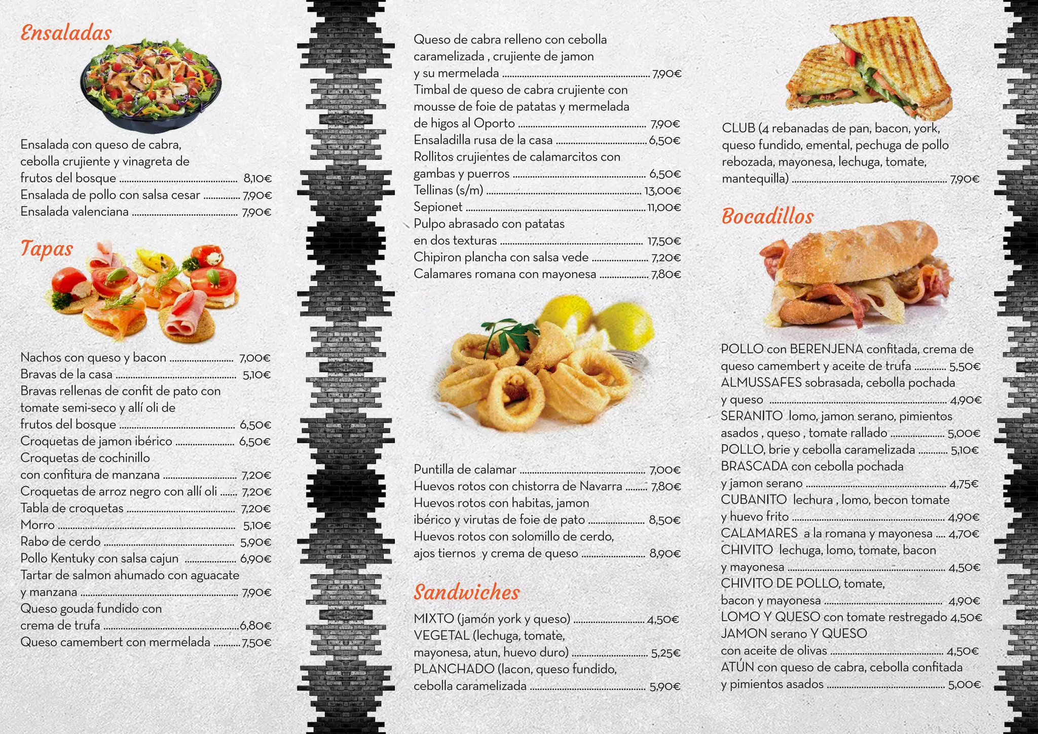 Carta "La Esquina De Mario" | PDF