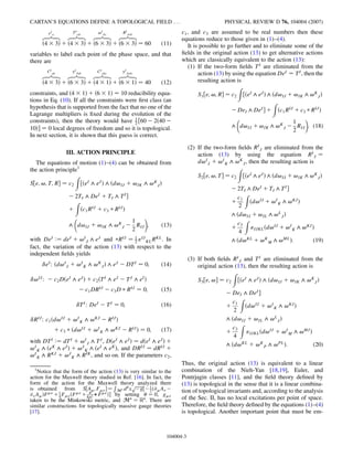 Cartans Equations Define A Topological Field Theory Of The Bf Type | PDF