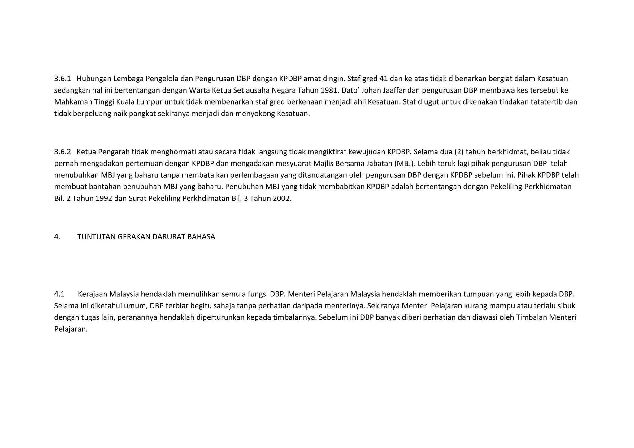 Carta organisasi dbp | DOCX