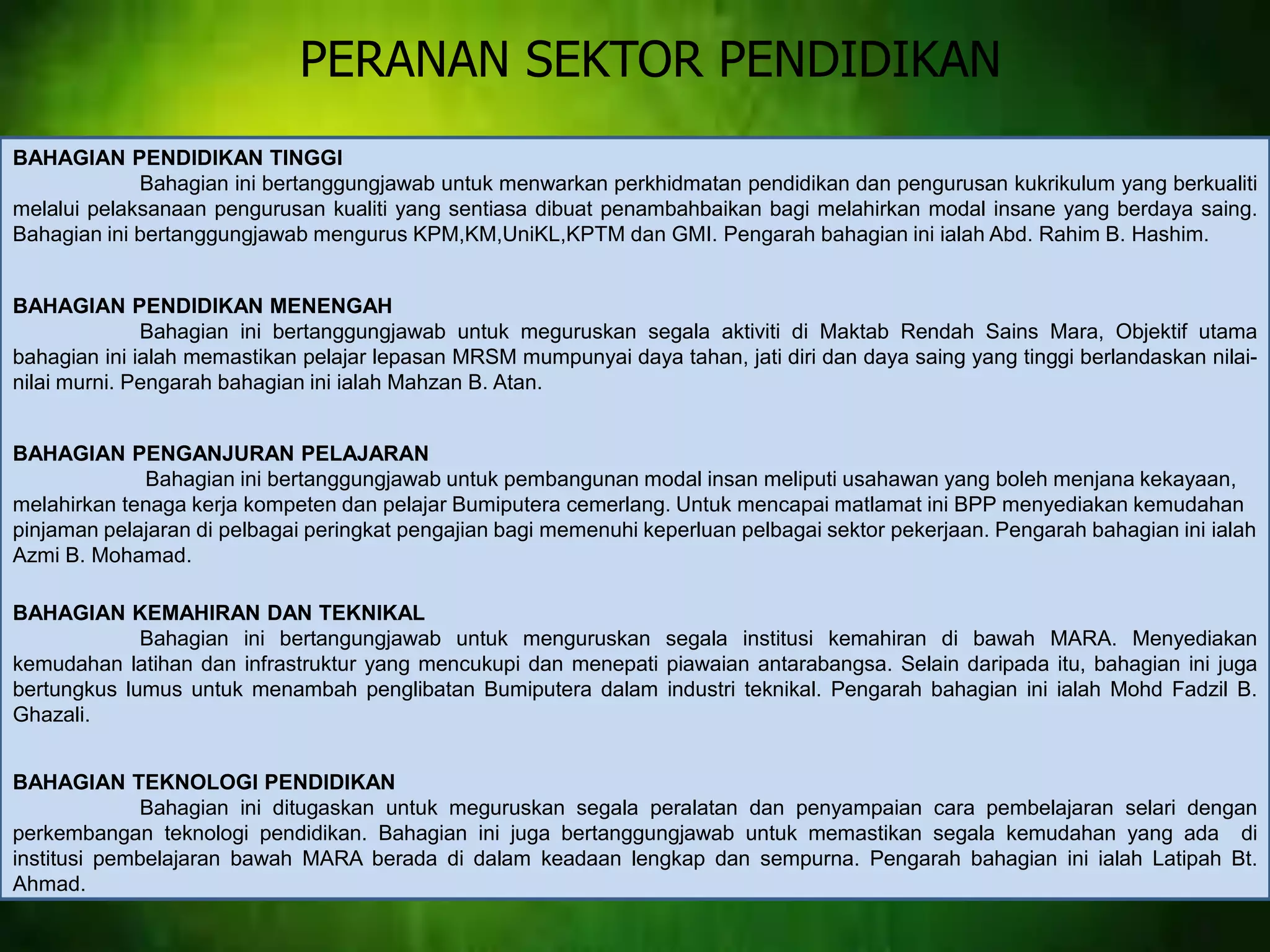 Carta organisasi mara | PPTX