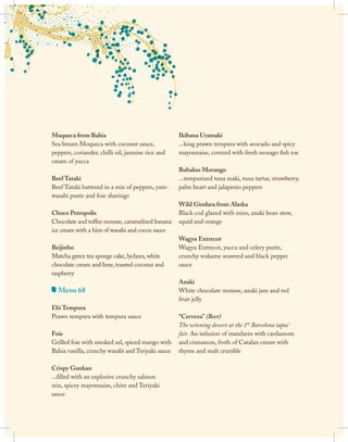 IKIBANA MENU CART (English) | PDF