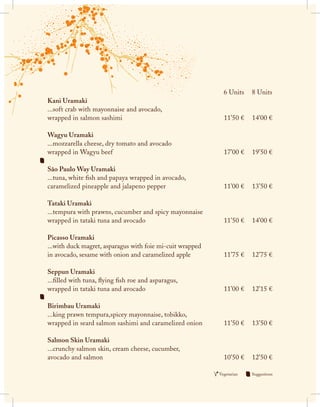 IKIBANA MENU CART (English) | PDF