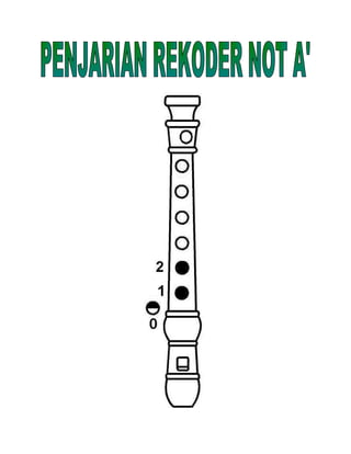 Carta penjarian rekoder | DOC