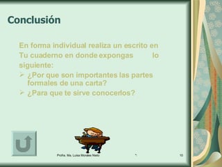 Cartas formales | PPT